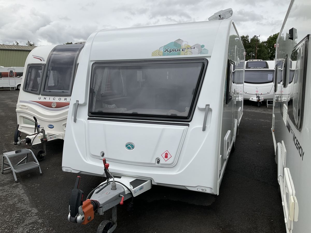 Used 2021 Elddis Xplore 554 caravan - just £16995 at Ropers of Yorkshire